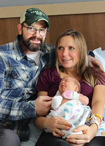 Livingston HealthCare Celebrates the First Baby of 2017